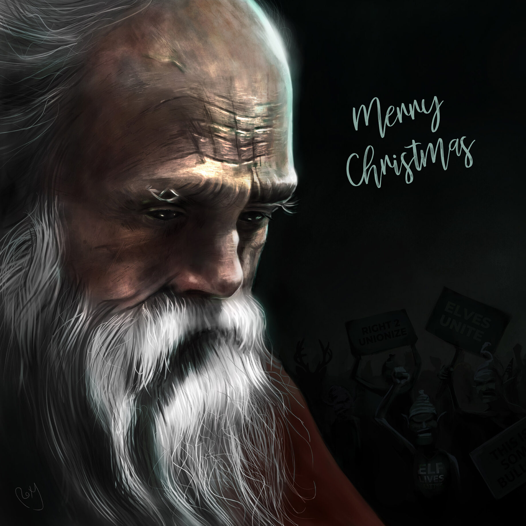 Roxane Lapa | Sad Santa